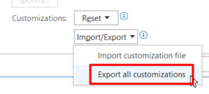 Error found in Custom UI XML:...mso:TabMail - Avidian Technologies